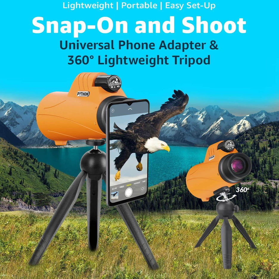 Python Explorer 10x42 HD Monocular Telescope